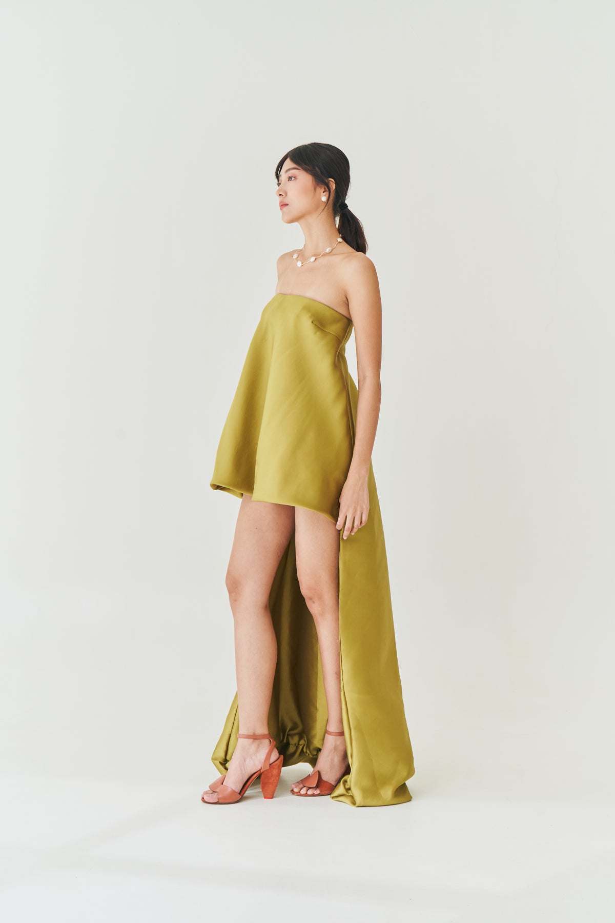 Chartreuse Bubble Mullet Dress | VESTIDO