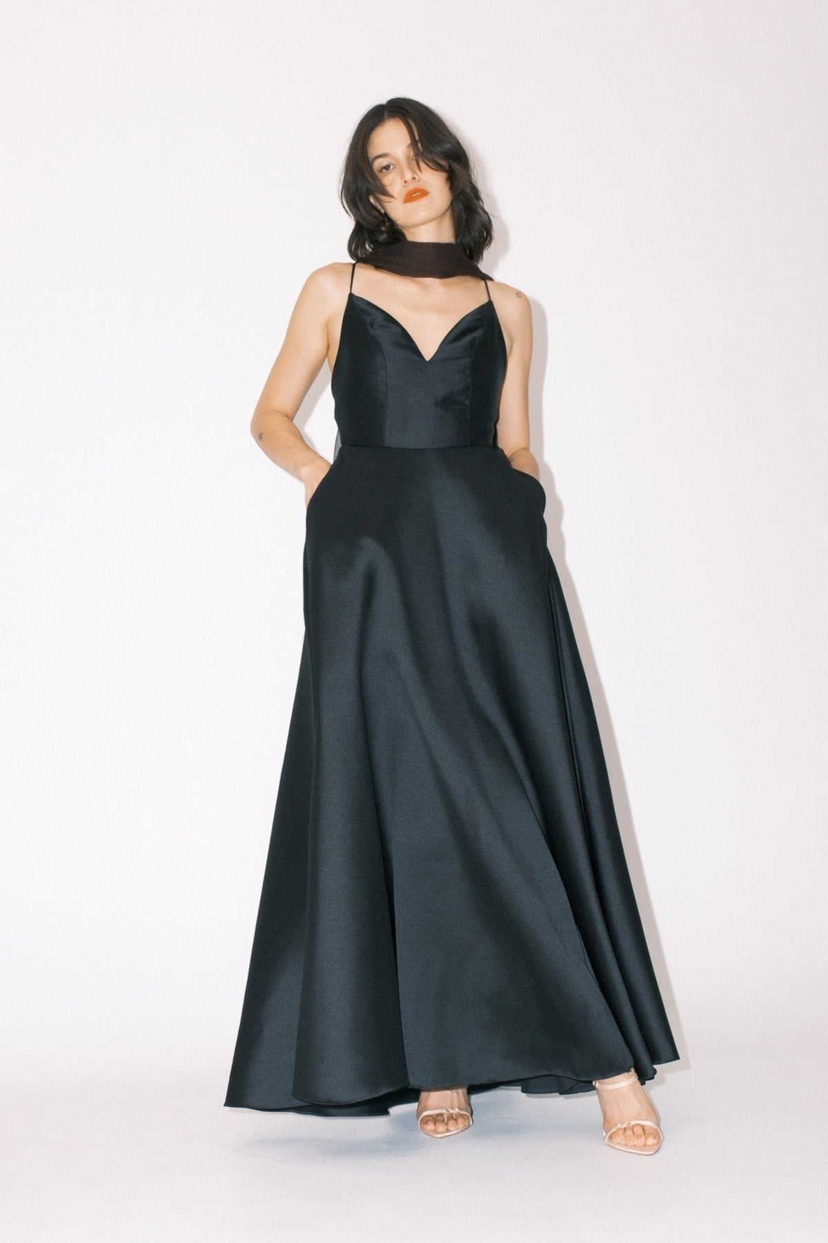 Black A-line Dress – VESTIDO