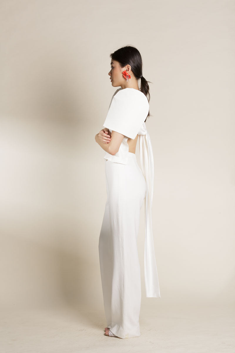 White Terno Top – VESTIDO